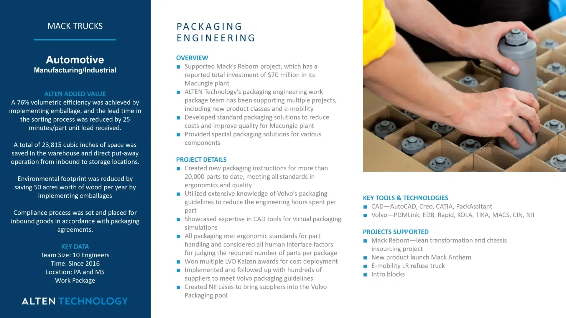 Packaging Engineering - ALTEN Technology
